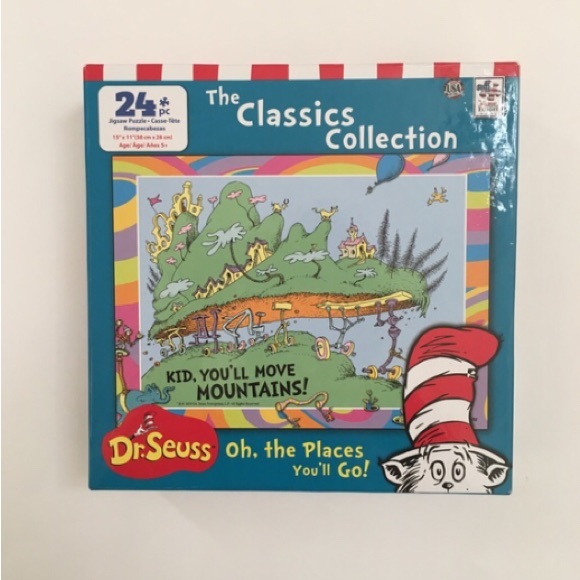 Toys | New Dr Seuss Kids Puzzle 24 Pieces Classic Collection Oh The ...